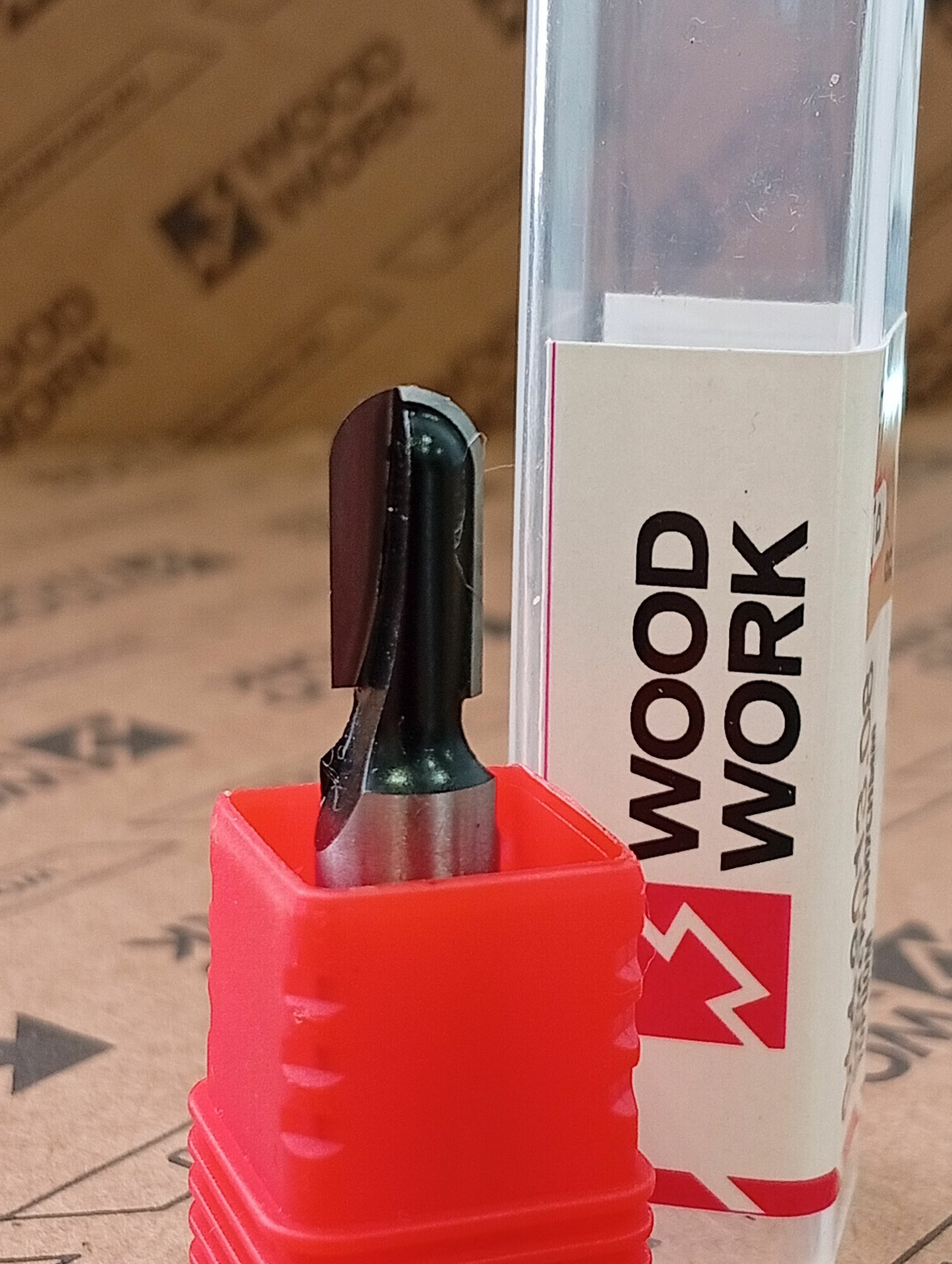 Фреза галтельная ( D 6,35мм ) с тефлоновым покрытием ( проф серия) D 6.35мм рад 3,2мм L 45мм хв.8мм