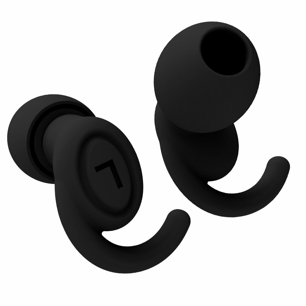 Звуконепроницаемые беруши Силиконовые шумоподавляющие беруши-черный