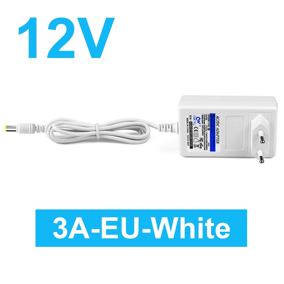 Адаптер питания DC12V 24V 2A 3A 12V 3A--EU AC220V