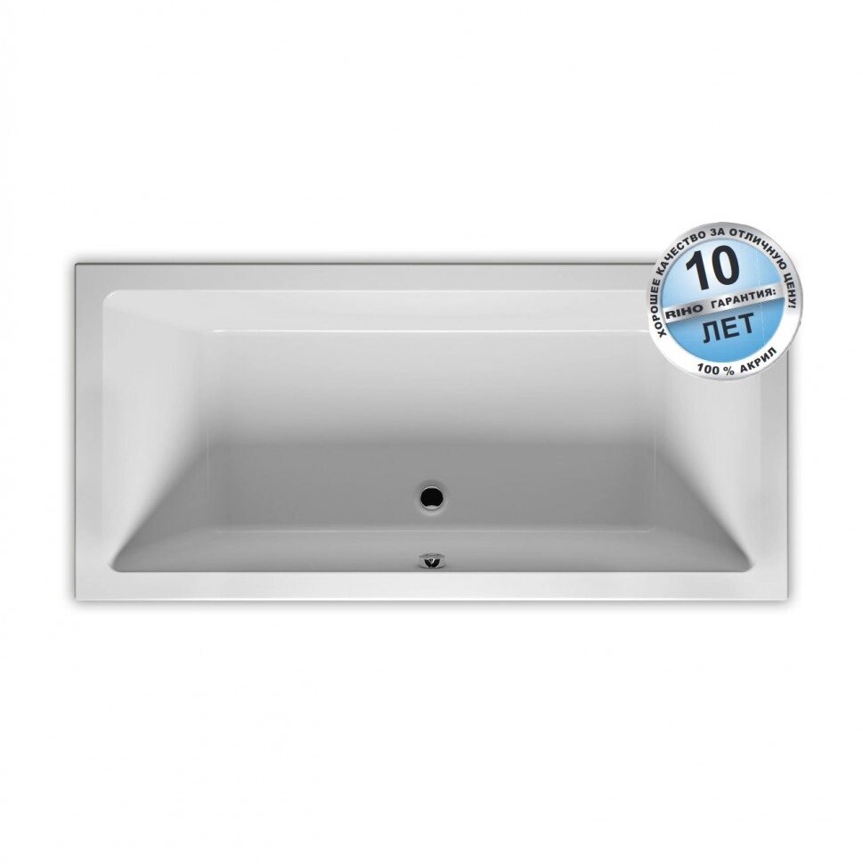 Акриловая ванна Riho Lusso 200x90 B016001005 (BA6000500000000) без гидромассажа