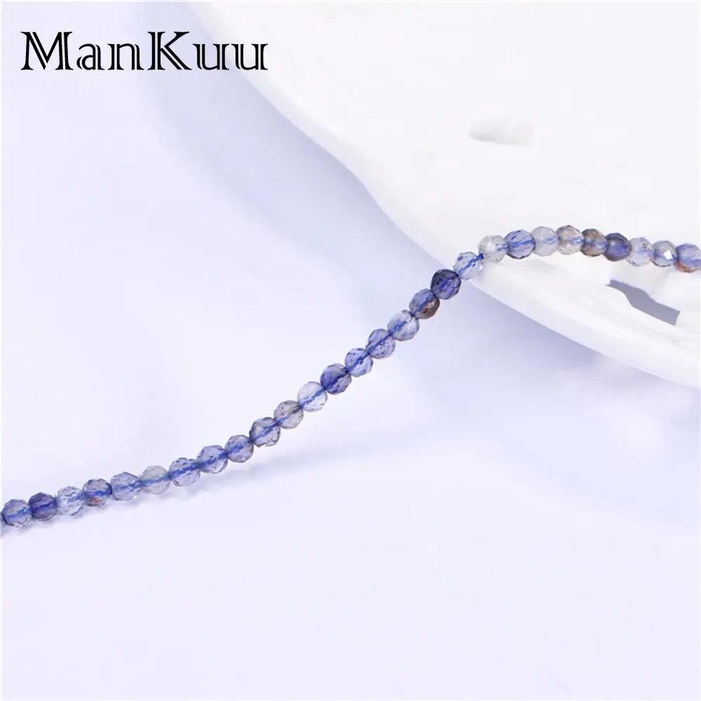 Мankuu бусины вагиэрит/иолит 2 мм/3 мм 3mm