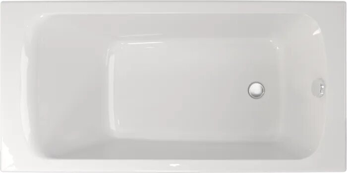 Акриловая ванна ARAGUT Кама 140x70 см, пристенная, белая, с каркасом