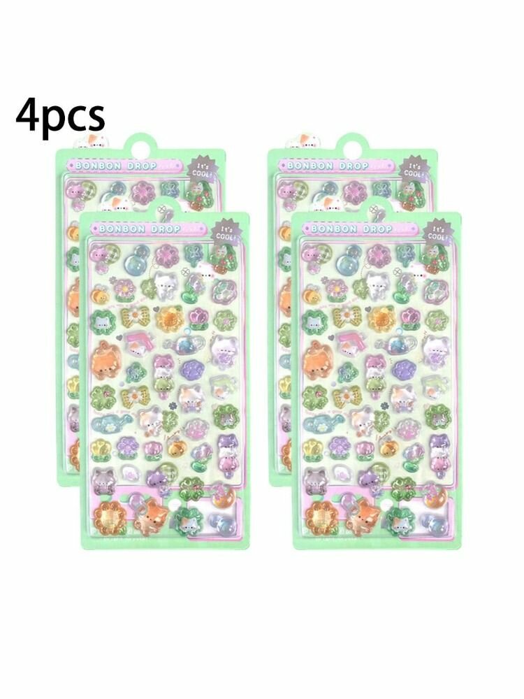 3D мультяшные наклейки