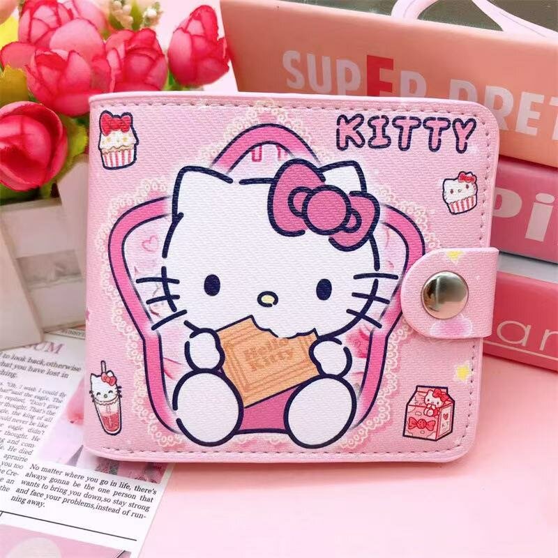 MINISO Hello Kitty черная кошачья мелодия карманный кошелек