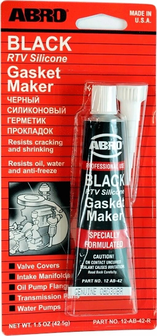 Герметик прокладок ABRO чёрный (42.5 гр)