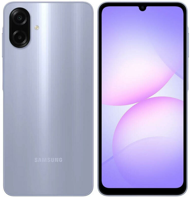 Смартфон Samsung Galaxy A07, 6/128Gb, Light Violet (Фиолетовый)