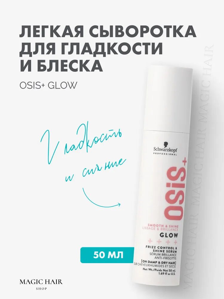Сыворотка для гладкости и блеска волос Schwarzkopf Professional OSiS+ Magic 50 мл