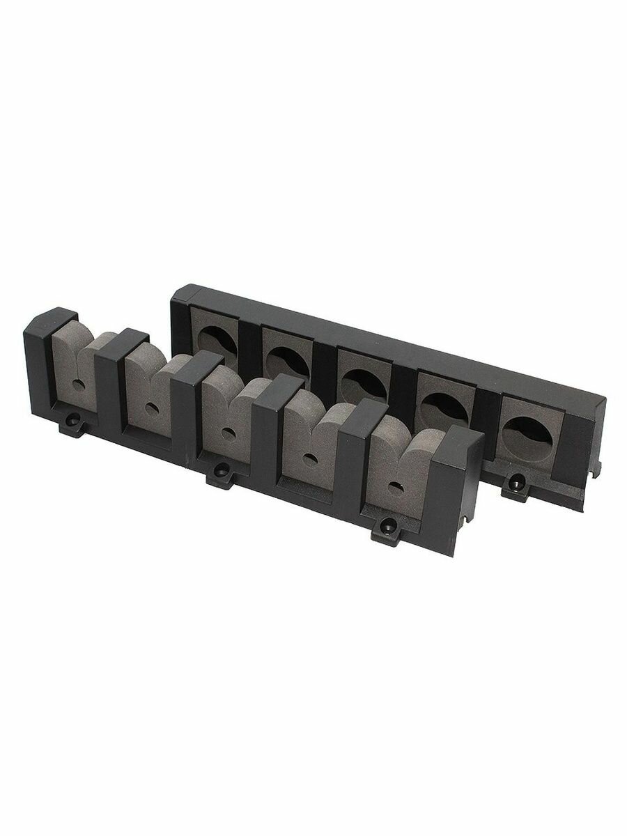 Держатель неопреновый для хранения удилищ и спиннингов, вертикальный, 5 секций