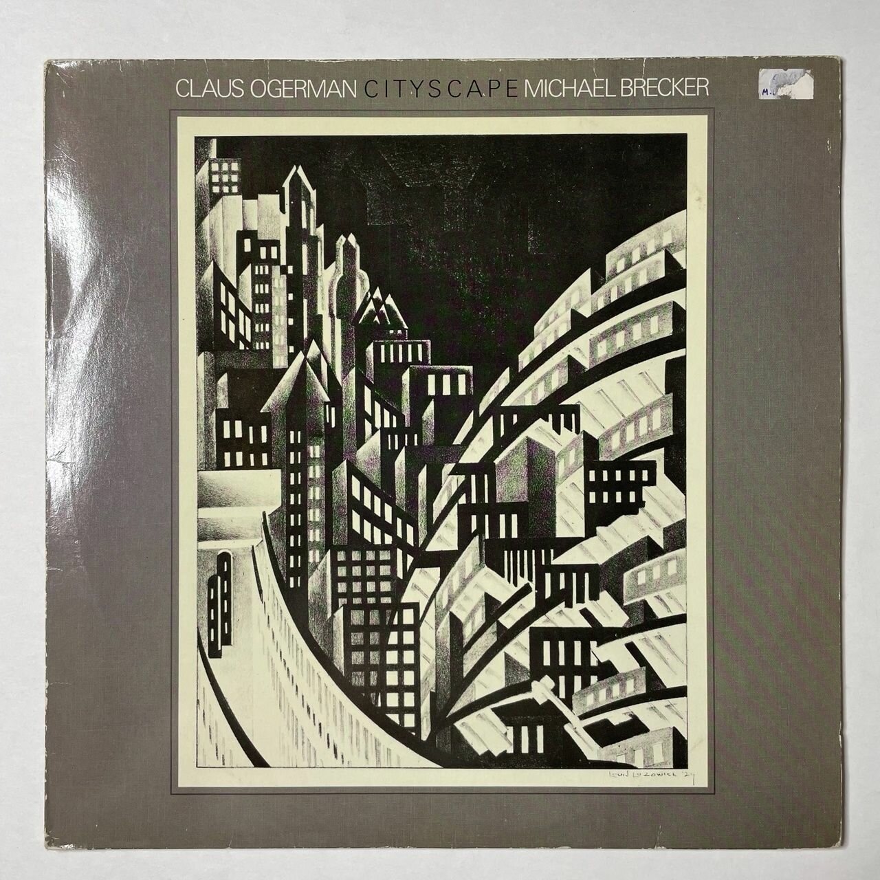 Винтажная виниловая пластинка LP Claus Ogerman Michael Brecker Cityscape (Germany 1982)