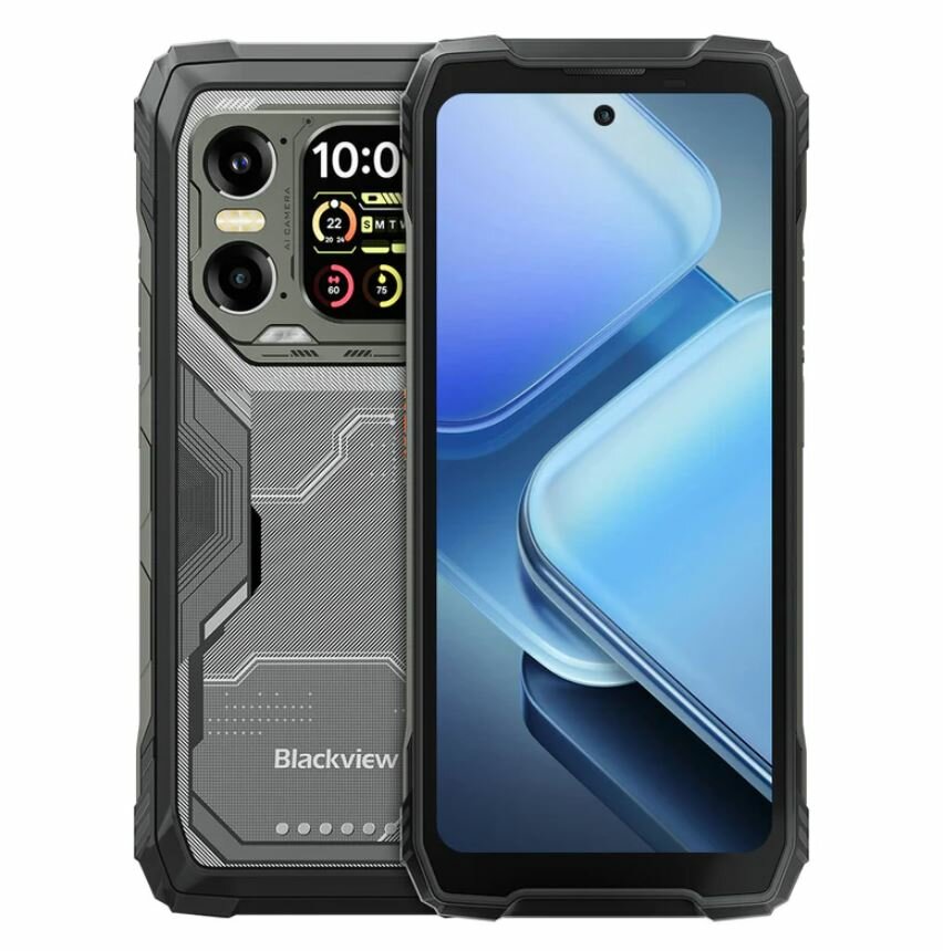 Смартфон Blackview Xplore 1, 6.78", 16GB/512GB, Android, NFC, камера 64 Мп, Черный