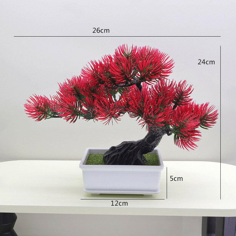 Пластиковые ветки сосны для внутреннего ландшафтного дизайна и украшения стиль с