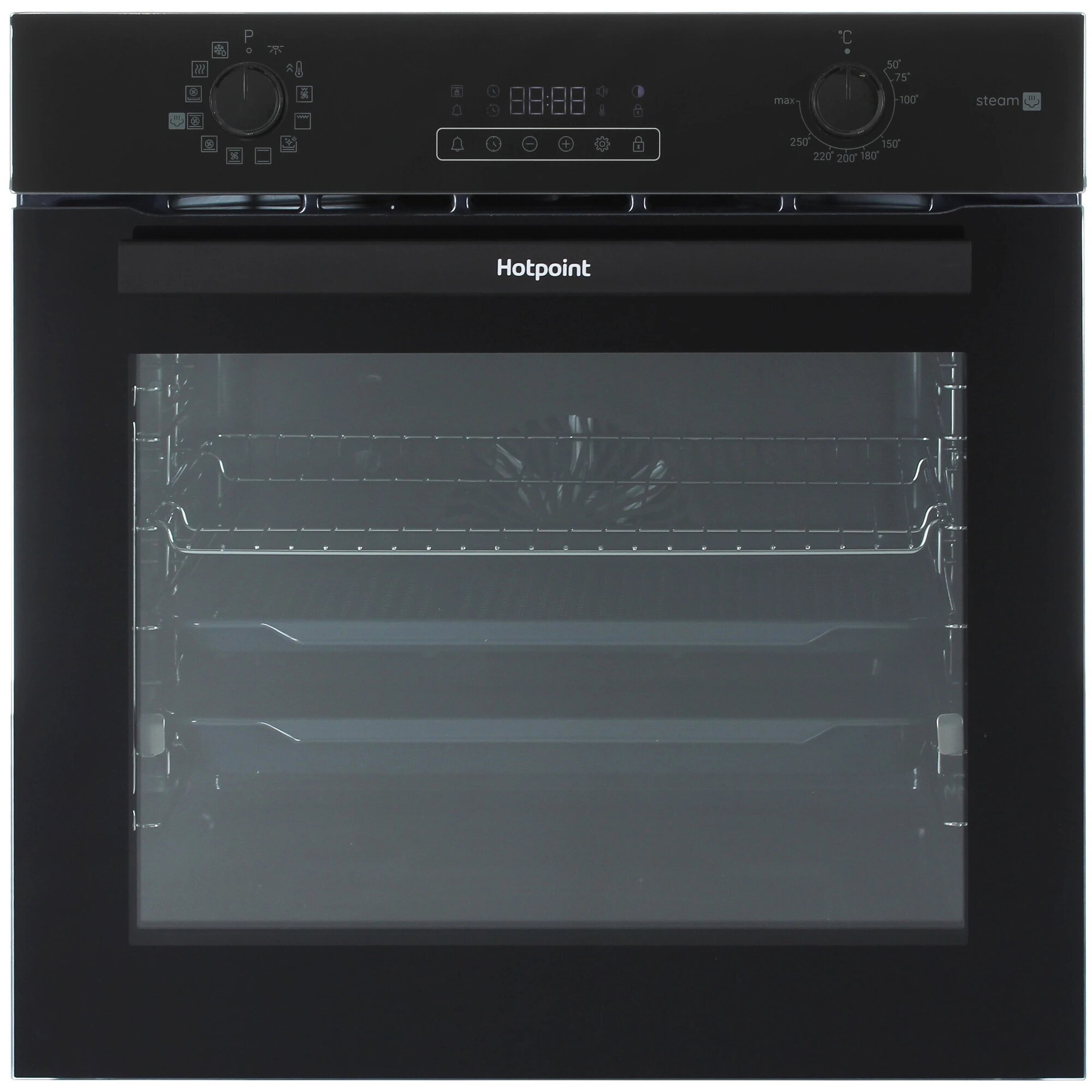 Электрический встраиваемый духовой шкаф Hotpoint HSTF 1231 JSAH BLG