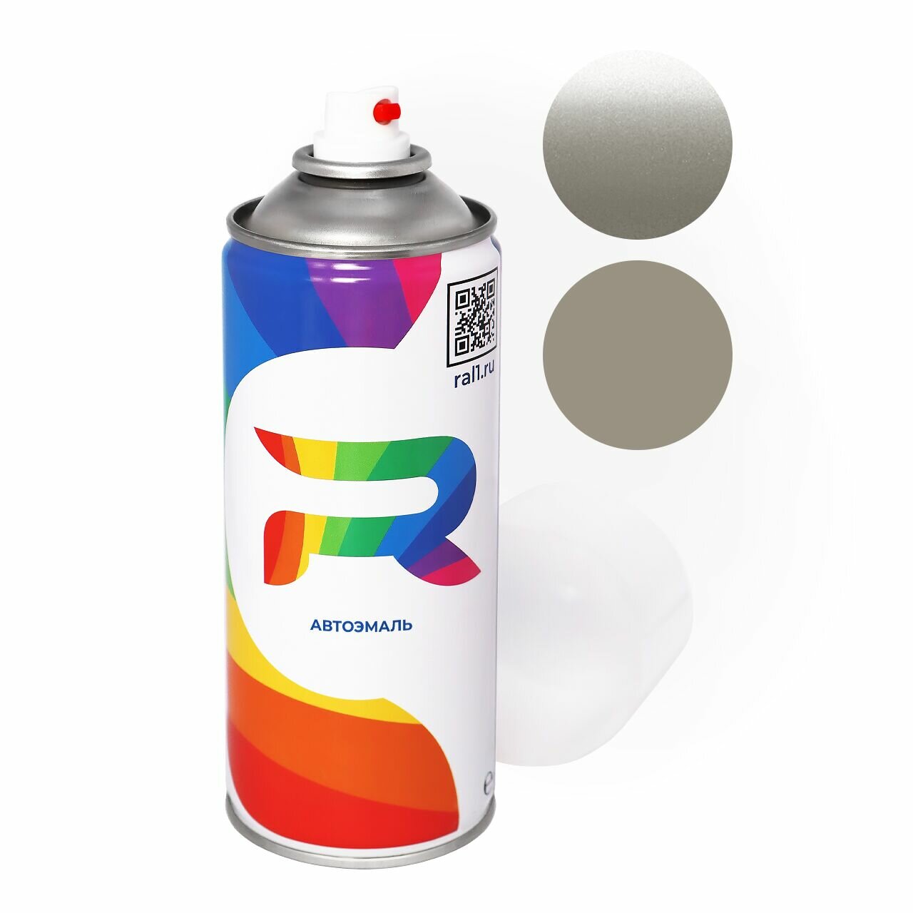 Автоэмаль аэрозольная Toyota 1D9 - Silver Graphite (Базовая краска, Двухслойный металлик, Серый) баллон 520 мл.