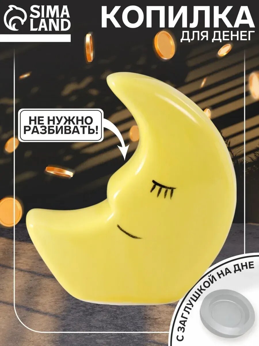 Копилка для денег Спящий месяц