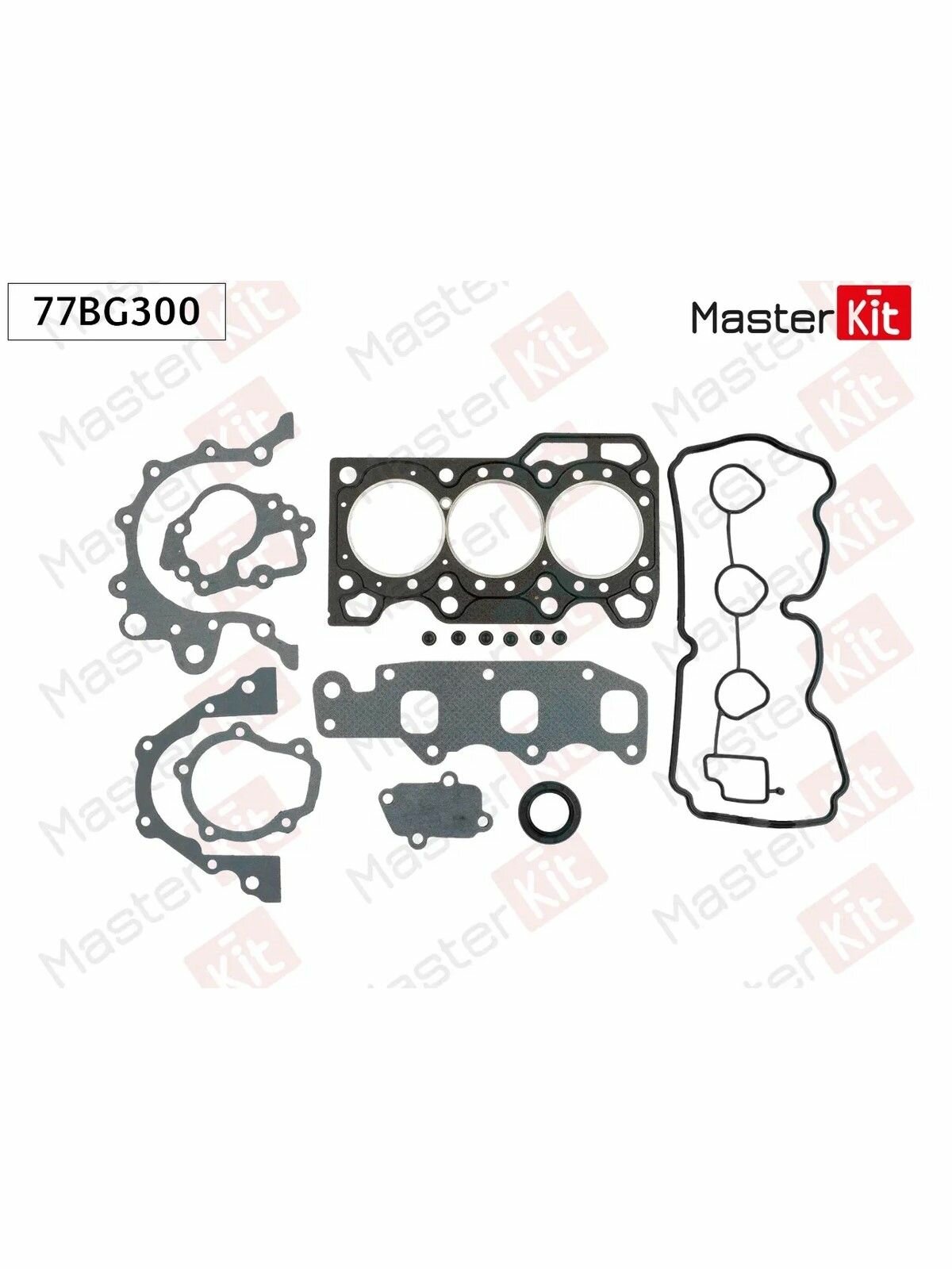 Комплект прокладок ГБЦ MasterKit 77BG300, для CHEVROLET F8CV