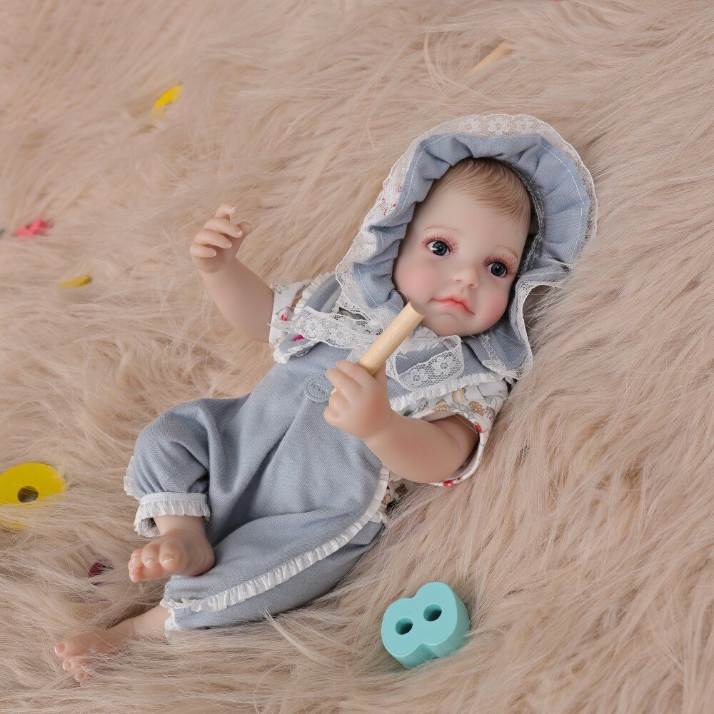 12-дюймовая кукла реборн, полностью виниловая игрушка, кукла, детский подарочный продукт, имитация реборна, чтобы успокоить ребенка