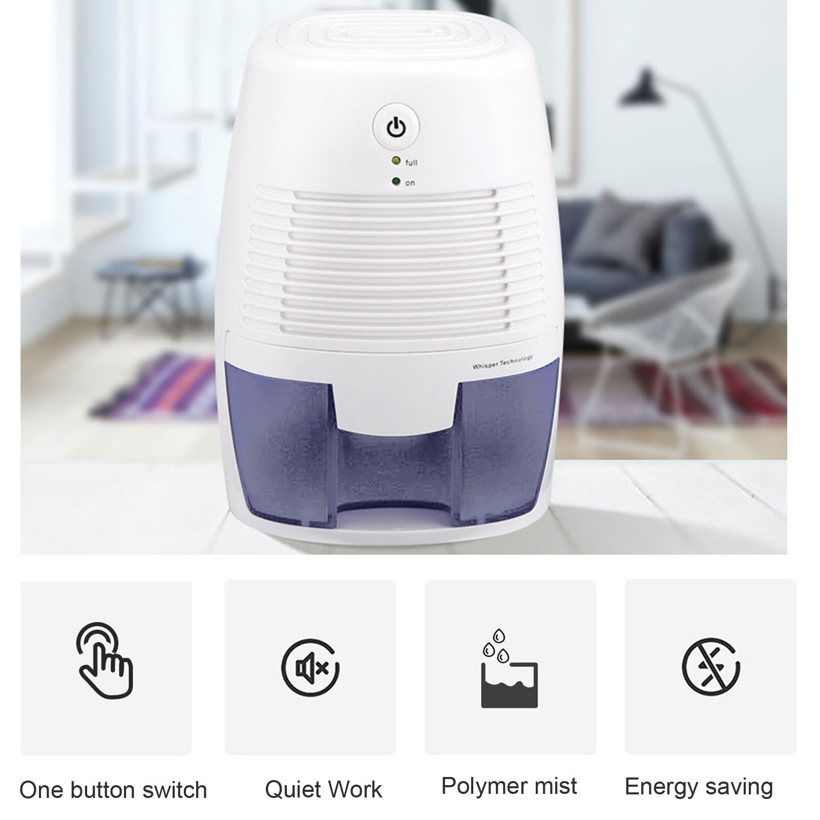 Бытовой мини-осушитель воздуха USB-осушитель удаляет влагу и влажность для спальни