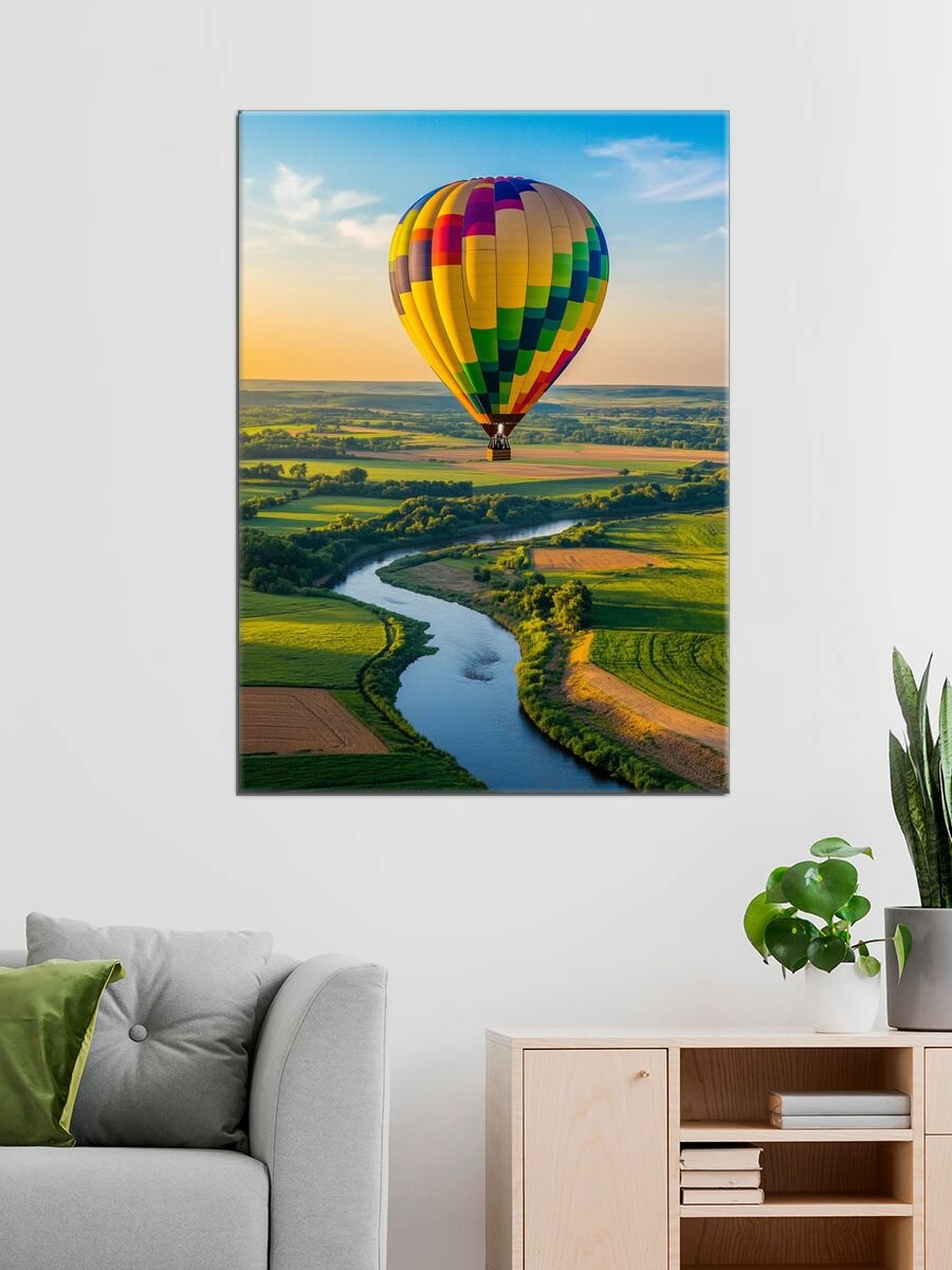 Картина на стену "Воздушные шары", 50х70 см