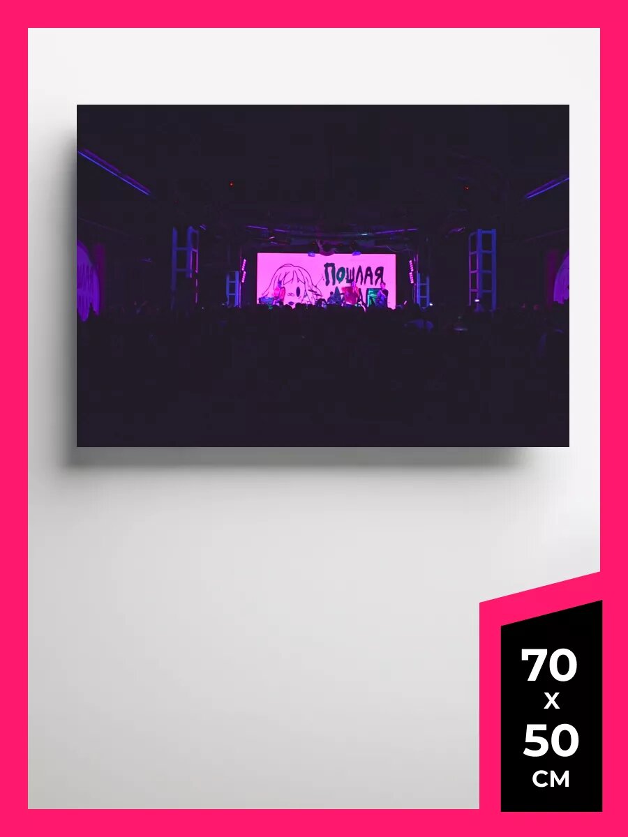 Постер Пошлая Молли плакат на стену А1, А2, А3, 50 на 70 19, матовая фотобумага премиум качества