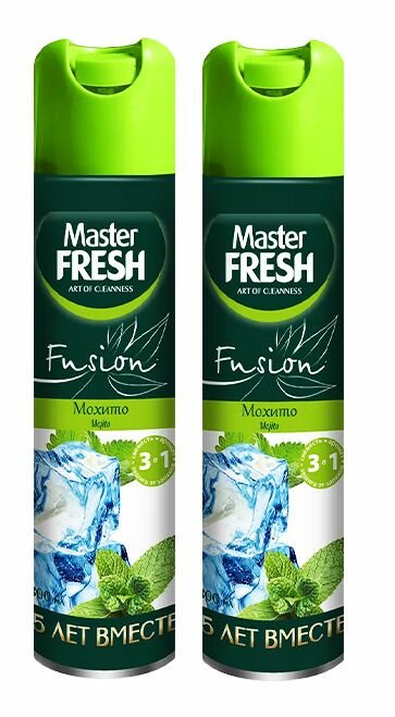 Освежитель воздуха Master fresh Мохито (2уп по 300мл)