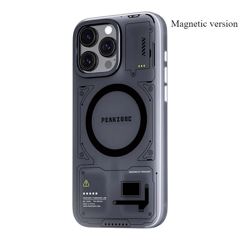 Персонализированный чехол для телефона Peakzooc, магнитный кронштейн для приема SIM-карты/SD/TF/карт памяти, менеджер хранения для IPhone16 ProMax, подарок iPhone 15 Pro