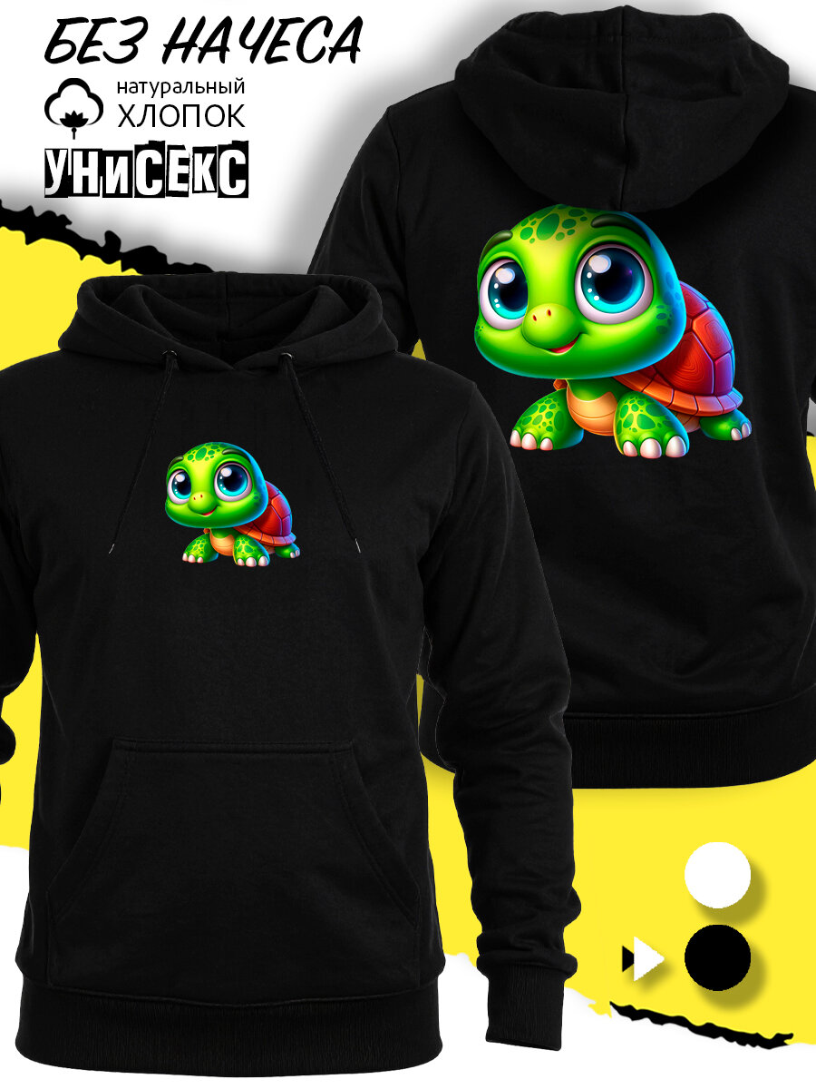 Худи Толстовка свитшот черепаха