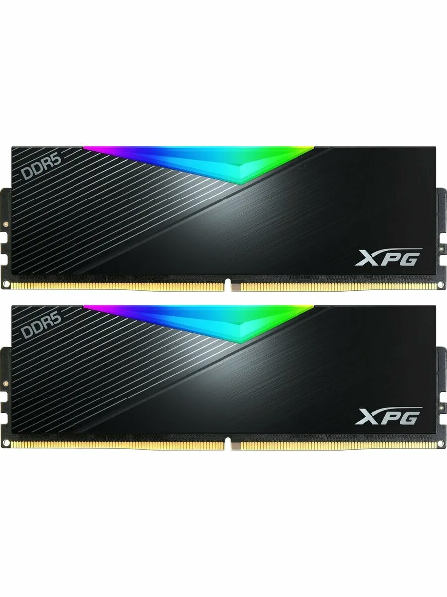 Память DDR5 16GB 8000MHz A-Data AX5U8000C3816G-DCLARBK XPG Lancer RGB RTL Gaming PC5-64000 CL38 DIMM