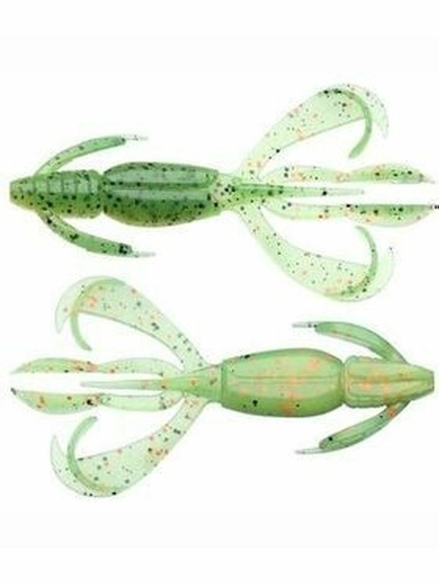 Силиконовая приманка Keitech Crazy Flapper 2.4 #EA#05 Hot Fire Tiger