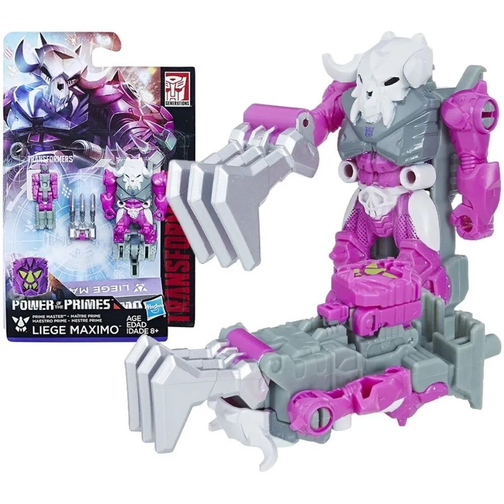 Трансформеры Hasbro Игрушка Power Of The Primes Liege Maximo 8cm/5cm E1112