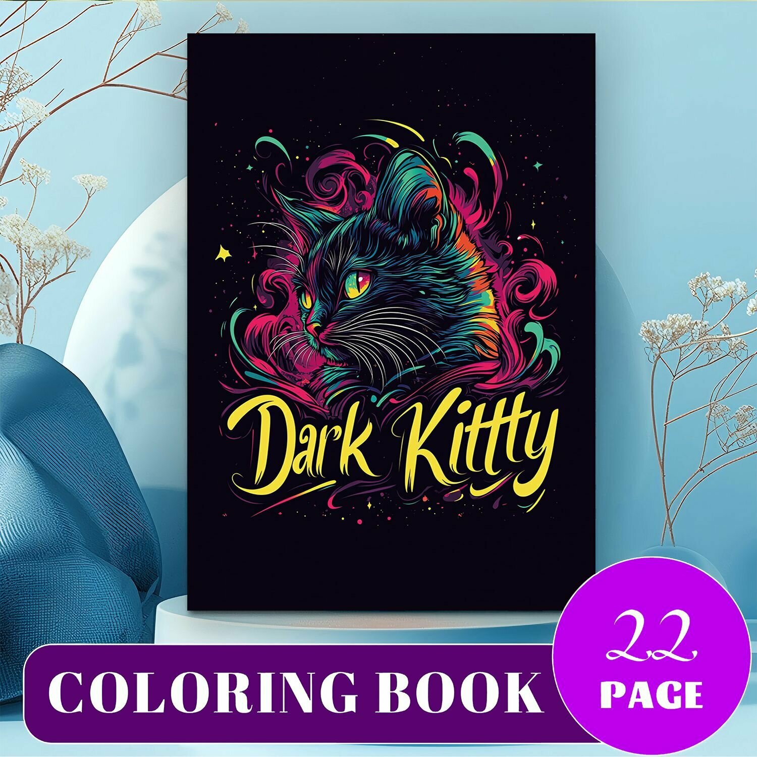 Книга для раскрашивания арт-раскраска для детей и взрослых Творчество, вдохновение и отдых