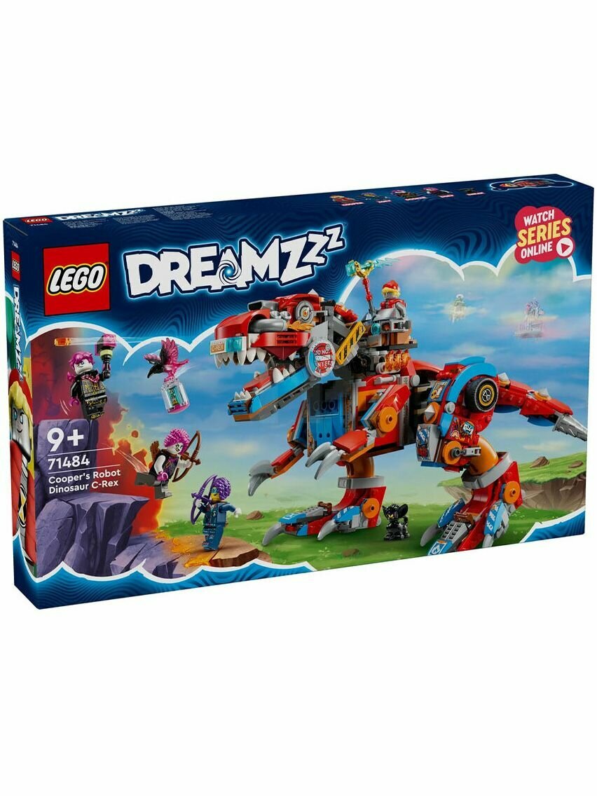 Конструтор LEGO DREAMZzz 71484 Робот-динозавр C-Rex Купера