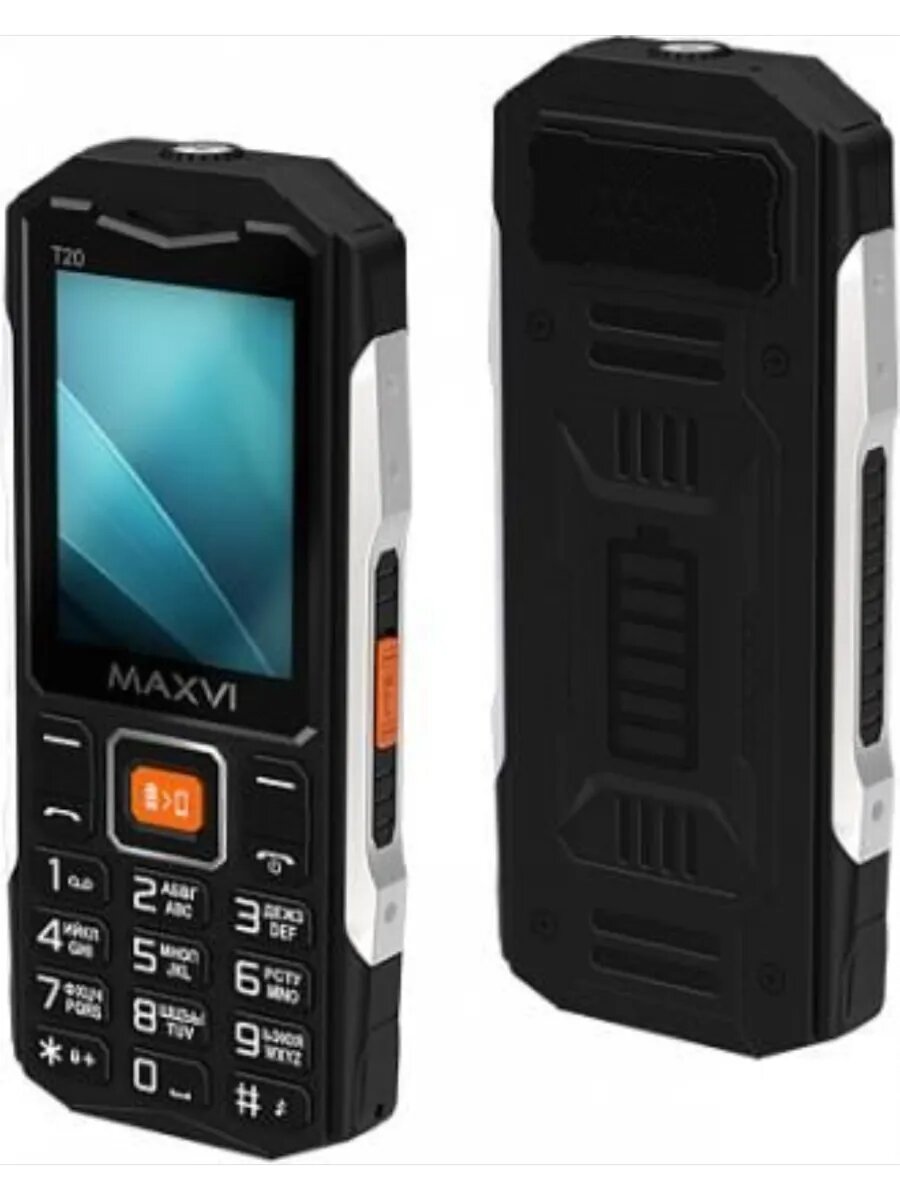 Телефон мобильный T20 Black 2 SIM 32Мб Черный