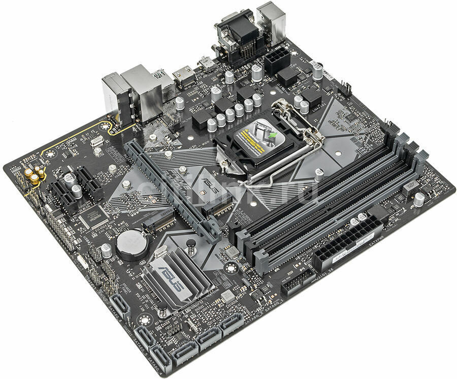 Материнская плата ASUS PRIME B360M-A (PRIME B360M-A) - LGA 1151v2, Intel B360, 4хDDR4-2666 МГц, 1хPCI-Ex16, 2хM.2, mATX