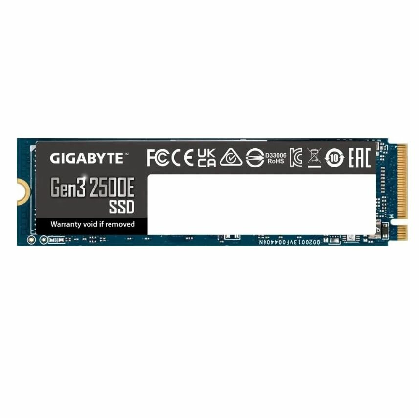 2 ТБ SSD M.2 накопитель GIGABYTE G325E2TB (G325E2TB) - PCI-E 3.0, чтение - 2400 Мбайт/с, запись - 2000 Мбайт/с, 3D NAND