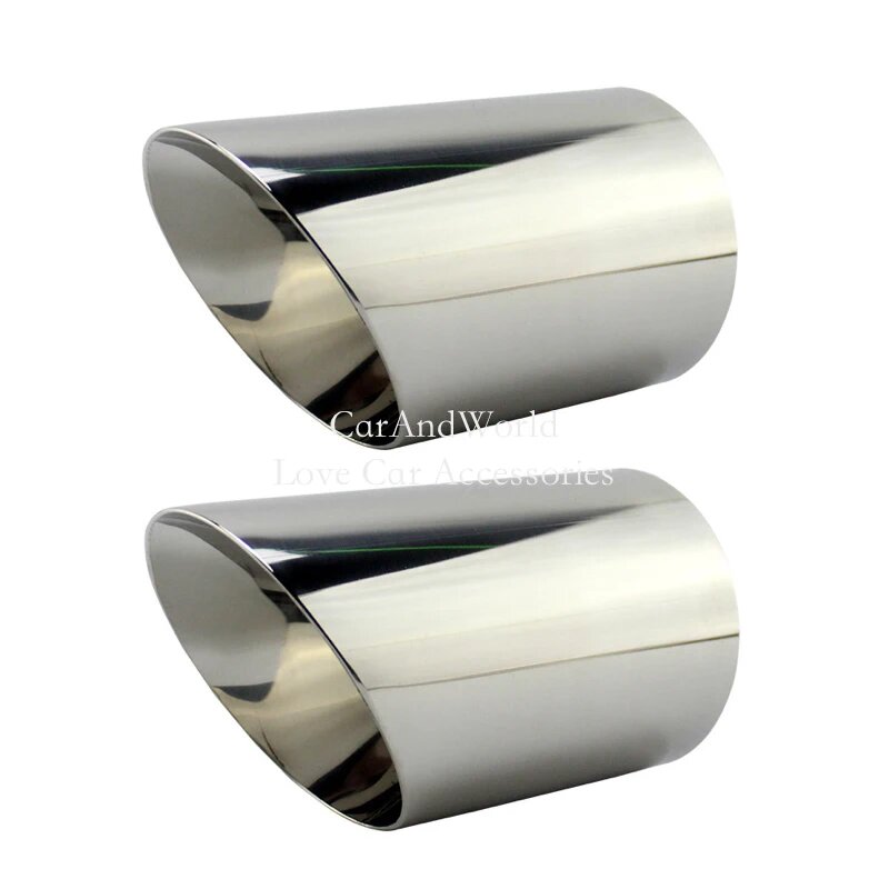 Для Mazda 3 6 CX-3 CX-4 CX-5 CX-8 CX-9 задняя труба Авто глушитель выхлопной трубы из нержавеющей стали аксессуары для стайлинга автомобиля, Stainless Steel 2pcs