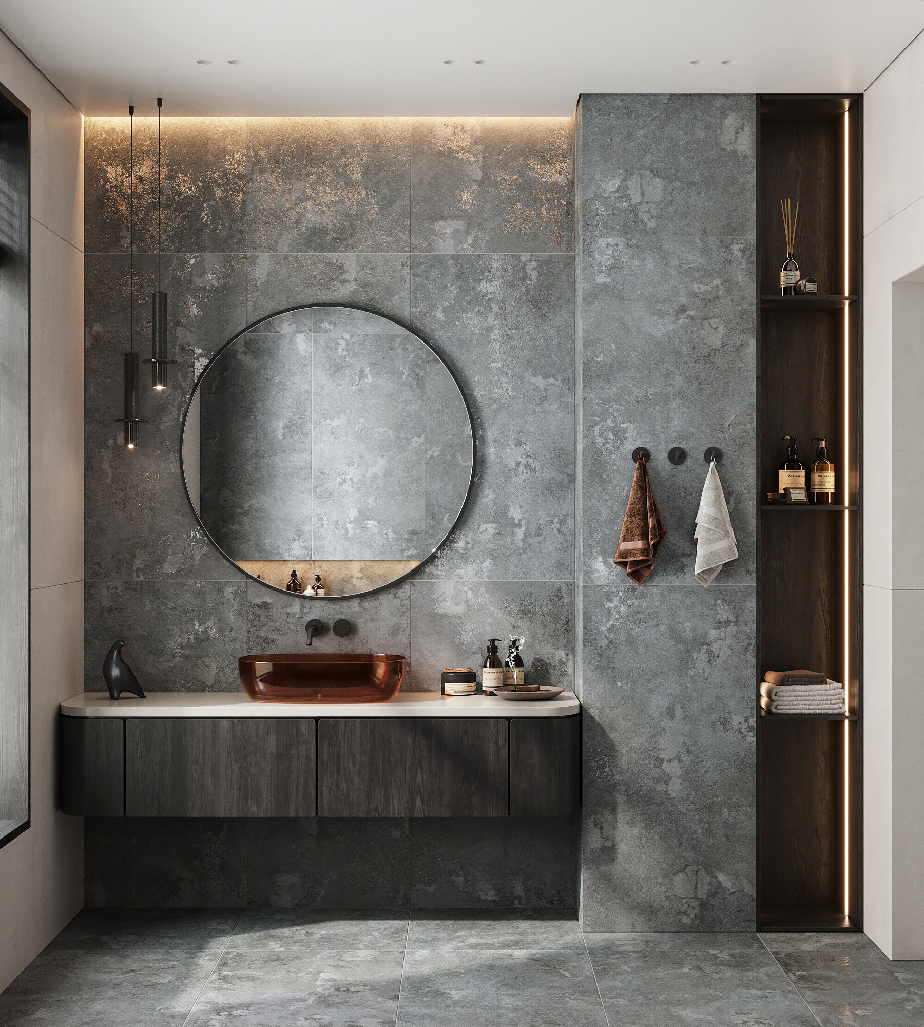 Керамогранит ARCADIA CERAMICA ERAGON DARK GREY 60х120 GI