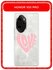 Чехол на Honor 100 Pro / Хонор 100 Про с принтом "Love heart 3 - 14 февраля", пр...