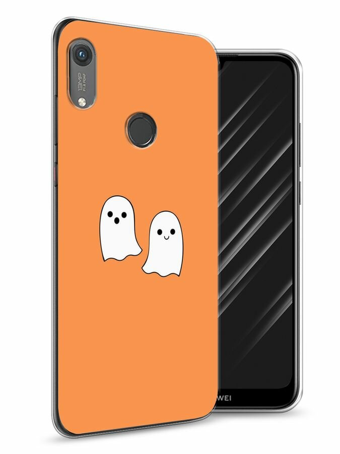 Чехол на Honor 8A/8A Pro/Huawei Y6s/Y6 2019 / Хонор 8А с принтом Cute ghosts