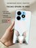 Чехол на Tecno Spark 10 Pro / Текно Спарк 10 Про с принтом "Карандашный кролик 2...