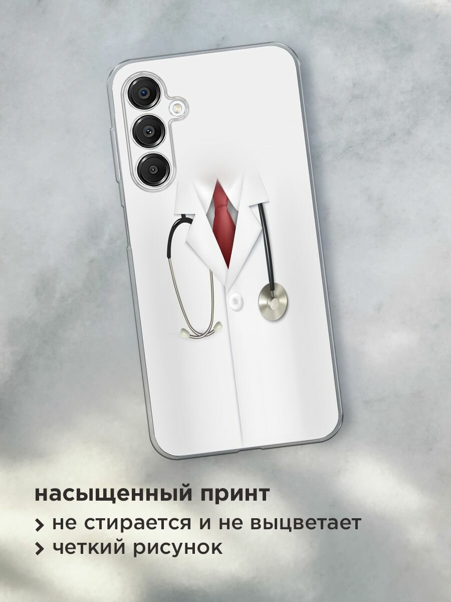 Чехол на Samsung Galaxy A16 / Самсунг А16 с принтом "Халат врача" — фото 1
