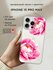 Чехол на Apple iPhone 15 Pro Max / Айфон 15 Про Макс с принтом "Open peonies", п...