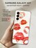 Чехол на Samsung Galaxy A17 / Самсунг А17 с принтом Следы помады