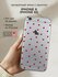 Чехол на Apple iPhone 6 / Айфон 6 с принтом "Red hearts", прозрачный