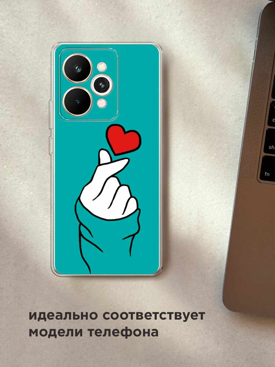 Чехол на Realme 15 Pro / Реалми 15 Про с принтом "Маленькое сердечко" — фото 1