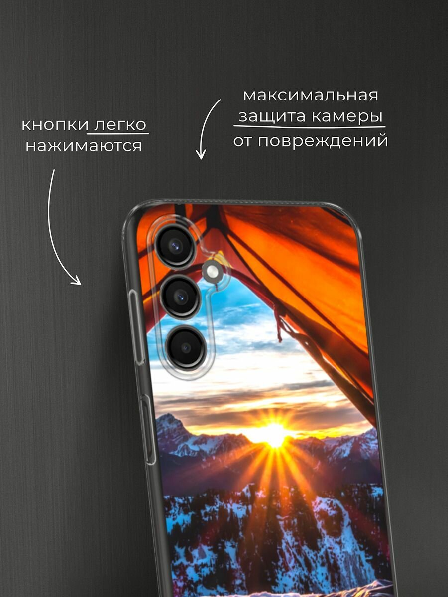Чехол на Samsung Galaxy A24 / Самсунг Галакси A24 с принтом "Горы 7" — фото 1