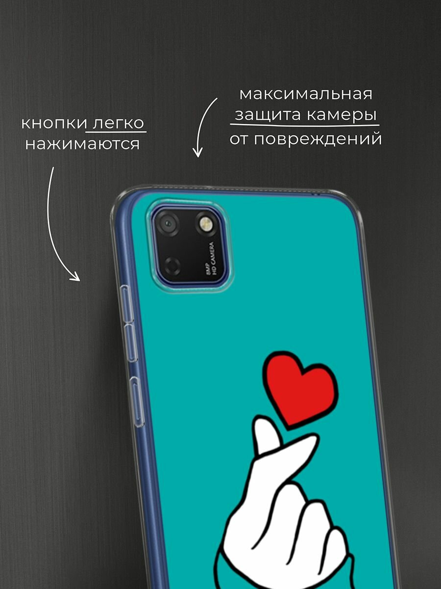 Чехол на Honor 9S/Huawei Y5p / Хонор 9S/Хуавей Y5p с принтом "Маленькое сердечко" — фото 1