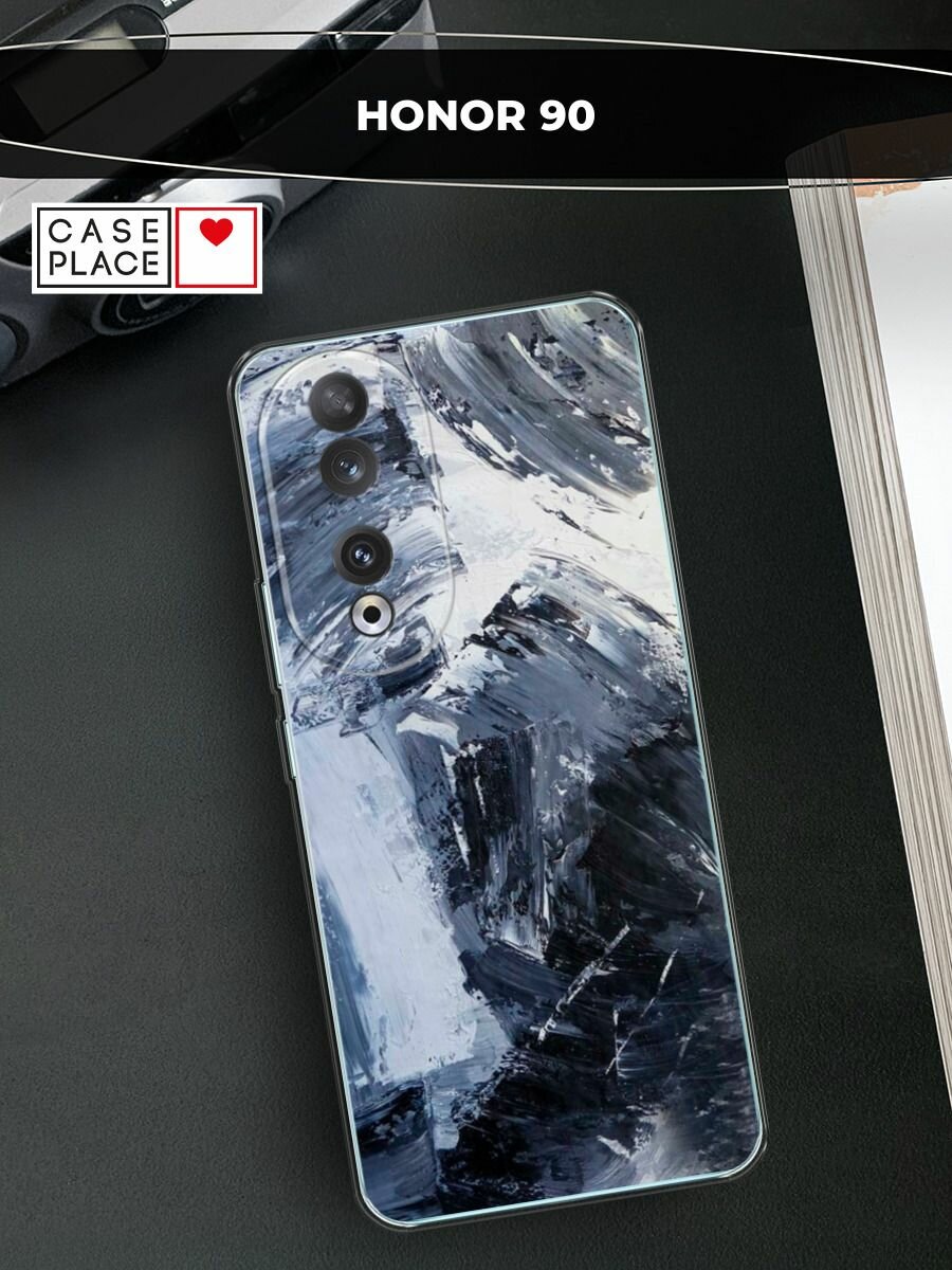Чехол на Honor 90 / Хонор 90 с принтом "Абстракция живопись"