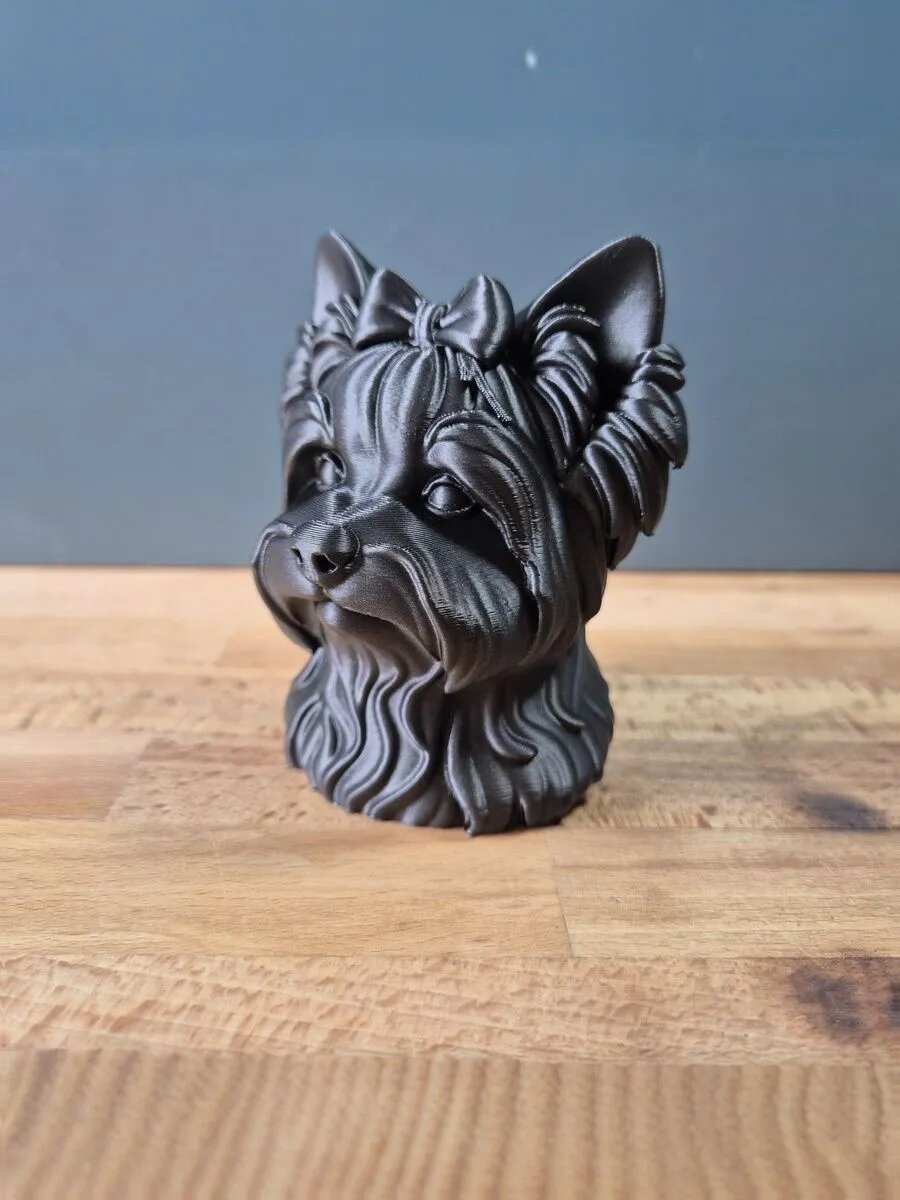 Собака Бивер йоркширский терьер (10см, белый) Верный друг