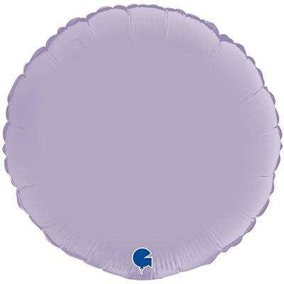 Воздушный шар GRABO "Круг", без рисунка, Сатин Lilac, 18 дюймов