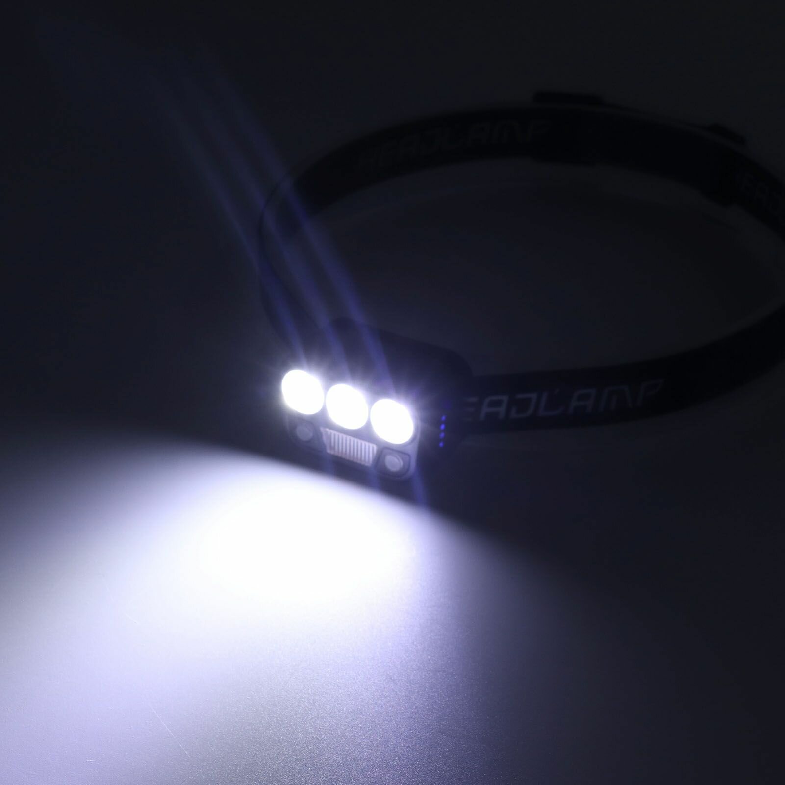 Налобный фонарик с регулируемым углом наклона, сверхъяркий, перезаряжаемый, водонепроницаемый, 5 режимов освещения, налобный фонарь для походов, рыбалки и активного отдыха